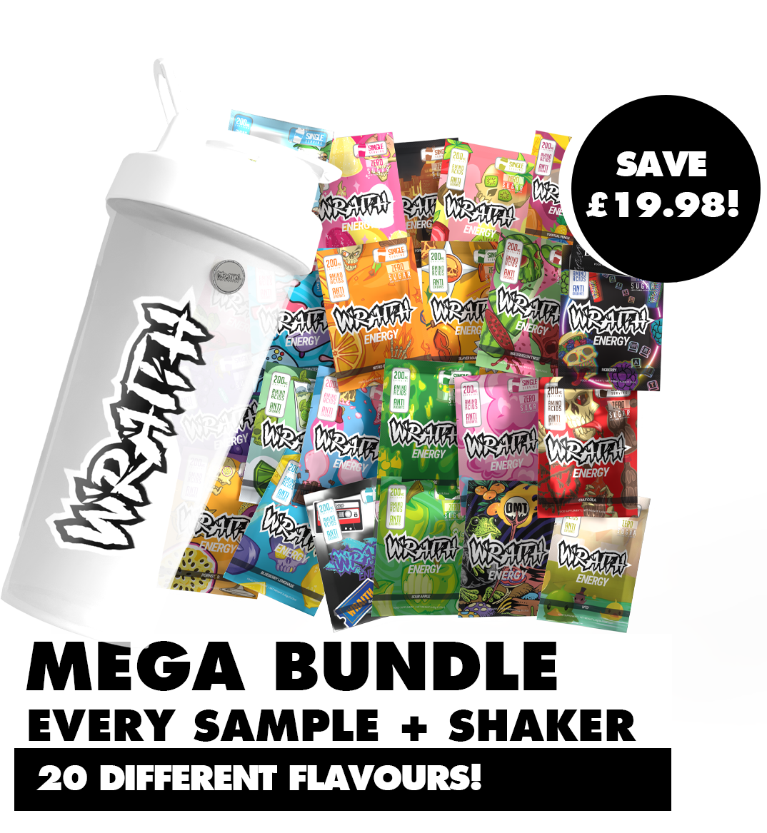 Mega Bundle (20 Different Flavours) – Wraith® Energy