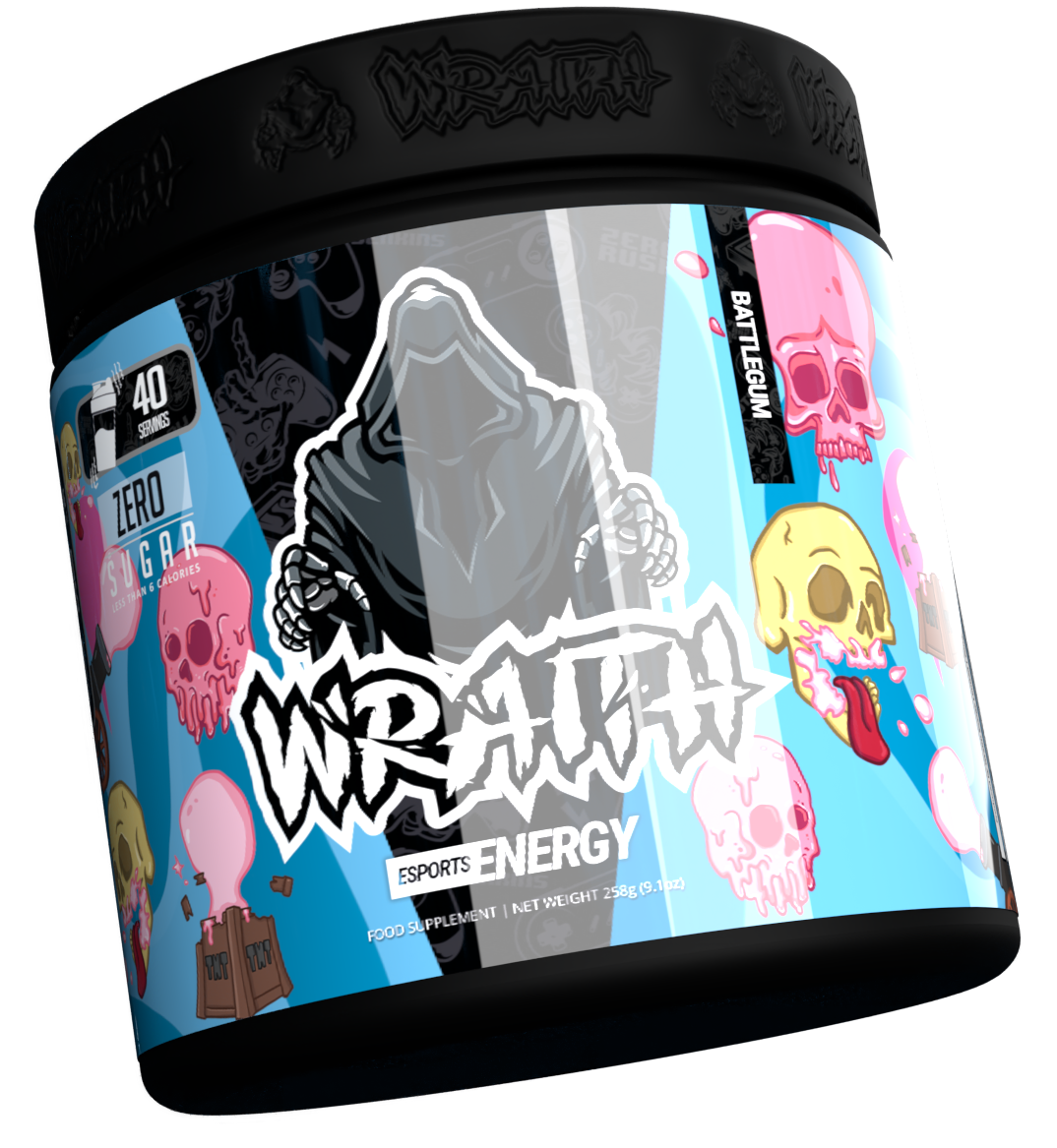 Wraith® Gaming Fuel Energy Drink Formula - Battlegum Flavour – Wraith ...